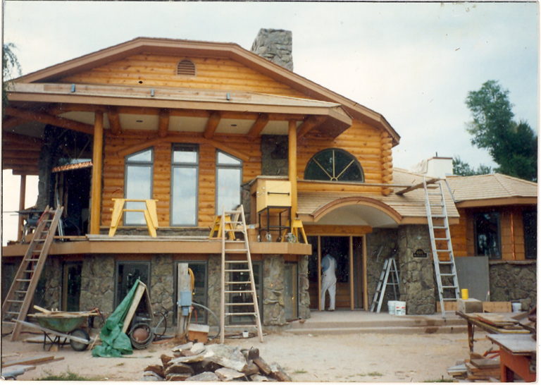 log siding corners new construction - Timberline Log ...